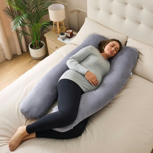Silentnight Pregnancy Pillow, U Shaped, Maternity Full Body Support ...