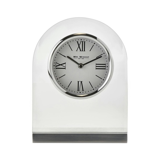Wm.widdop Arched Glass Mantel Clock Roman Dial by Tesco - Marketplace ...