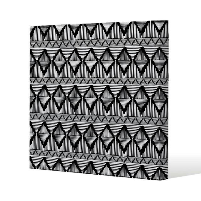 Geometric Line Pattern (Canvas Print) by Tesco - Marketplace | ufurnish.com