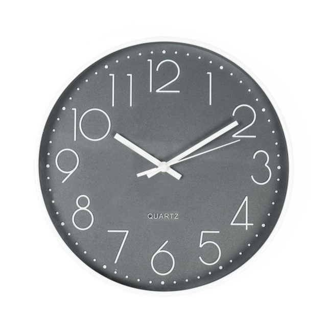 Ohs Small Round Modern Home Office Decor Analogue Wall Clock, 29Cm ...