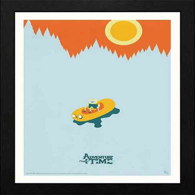 Adventure Time Adventure 30 X 40Cm Framed Collector Print by Tesco ...