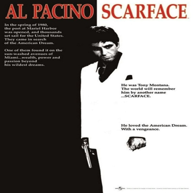 Scarface - Movie Sheet Maxi Poster - Poster / Prints by Tesco ...