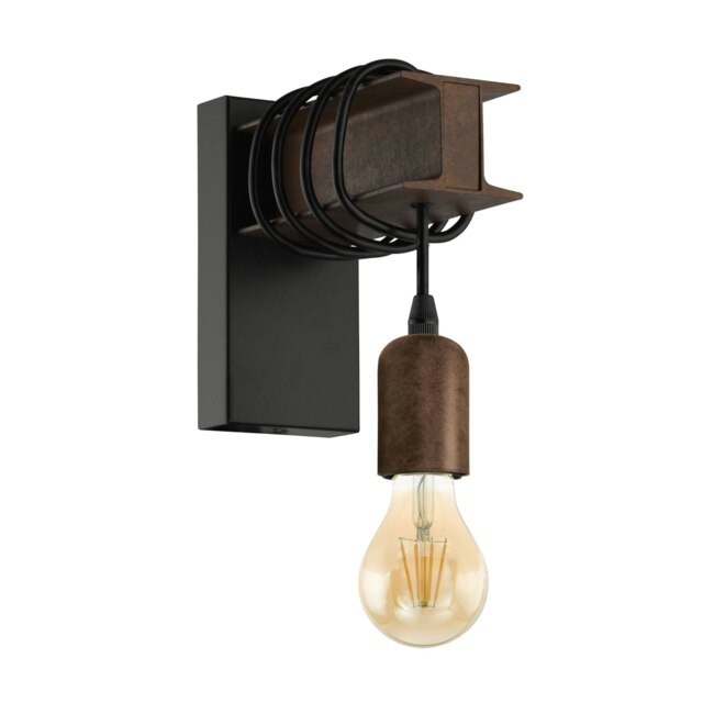 EGLO Townshend 4 Rust-Brown Steel Wall Light by Tesco - Marketplace ...