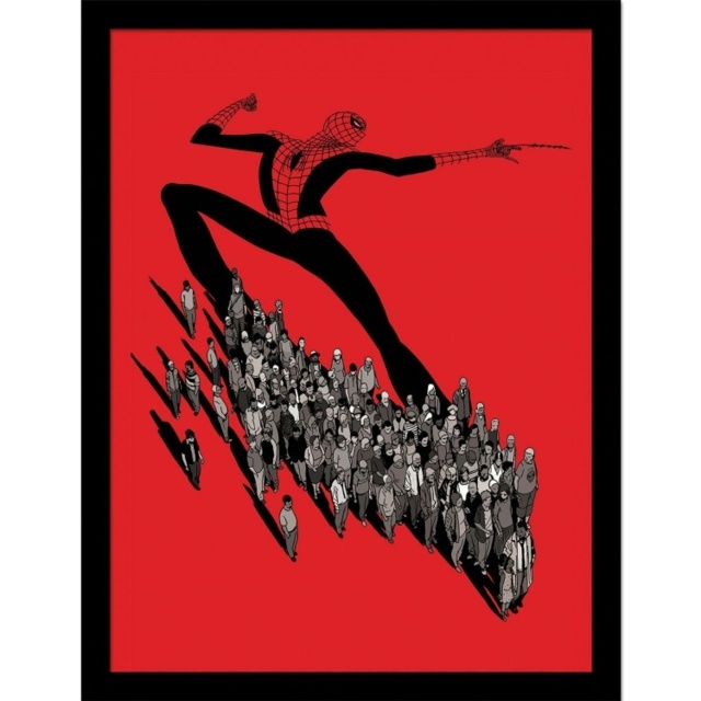 Spider-Man (Crowd) Framed 30X40Cm Print by Tesco - Marketplace ...