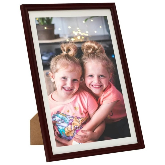 Photo Frames Collage 3 Pcs For Wall Or Table Dark Red 59.4X84 Cm by ...