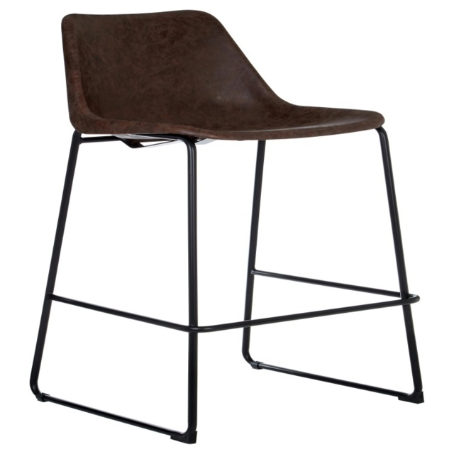 Interiors By Premier Elevated And Comfortable Mocha Bar Stool With ...