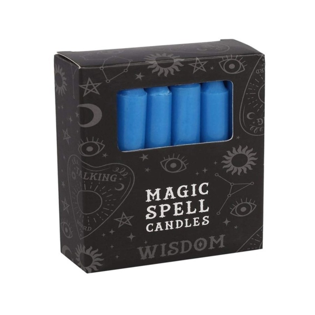 12 Blue Spell Candles Blue by Tesco - Marketplace | ufurnish.com