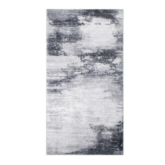 Ohs Stylish Modern Abstract Carpet Floor Rug, 120X170Cm - Grey by Tesco ...