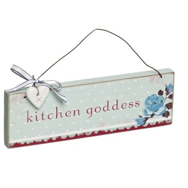 Kitchen Goddess Plaque Love Home by Tesco - Marketplace | ufurnish.com