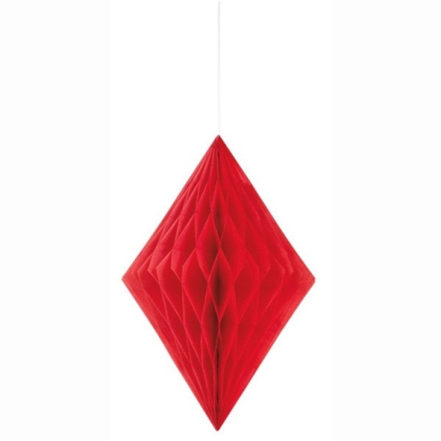 "Red Diamond Tissue Paper Decoration, 14""" by Tesco - Marketplace ...