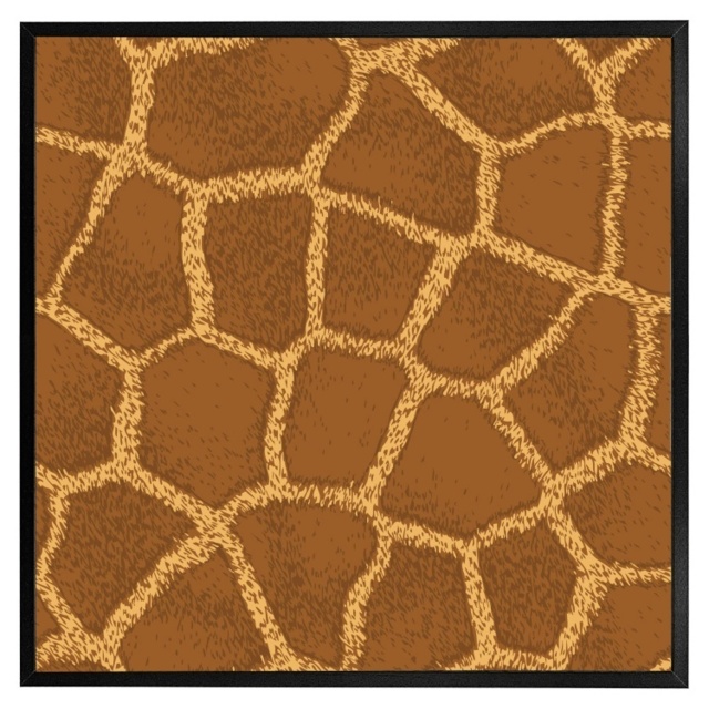 Giraffe Print (Picture Frame) Black - S by Tesco - Marketplace ...