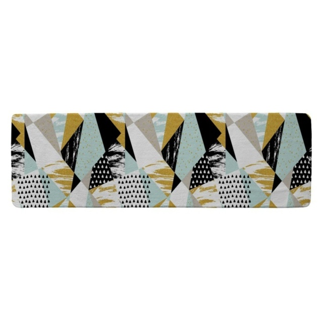 Geometric Shapes & Brush Strokes (Runner Rug) Multi by Tesco ...