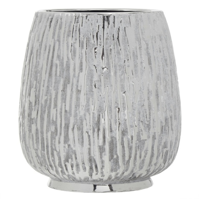 Hesper Large Silver Ceramic Vase Silver by Tesco - Marketplace ...