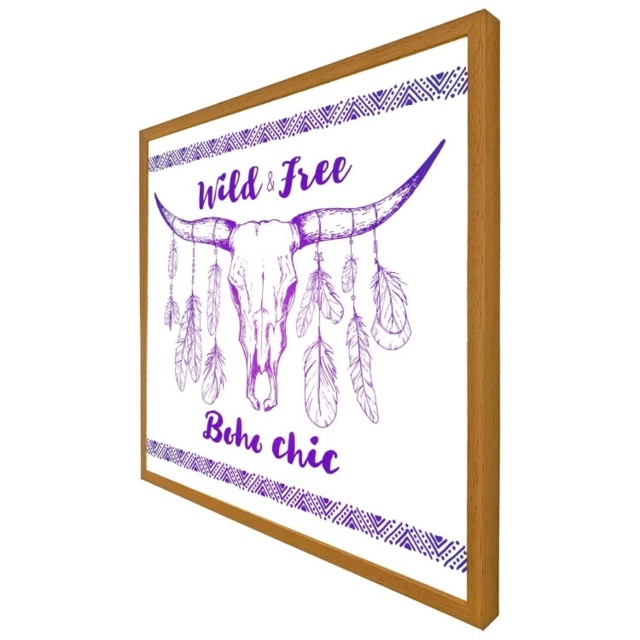 Boho Chic Native American (Picutre Frame) Brown - Oak - S by Tesco ...