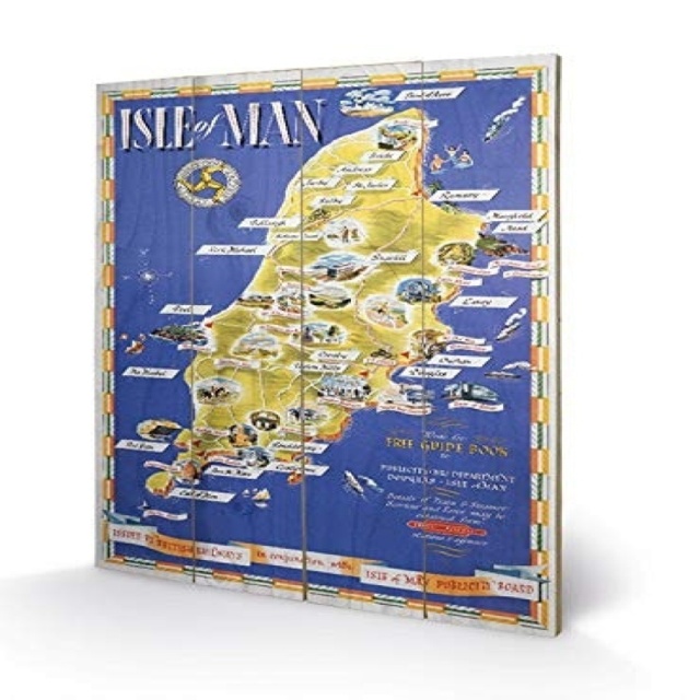 Isle Of Man (Map) Small Wood - Wood Panel by Tesco - Marketplace ...