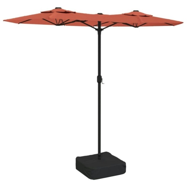 Double-Head Parasol Terracotta 316X240 Cm by Tesco - Marketplace ...