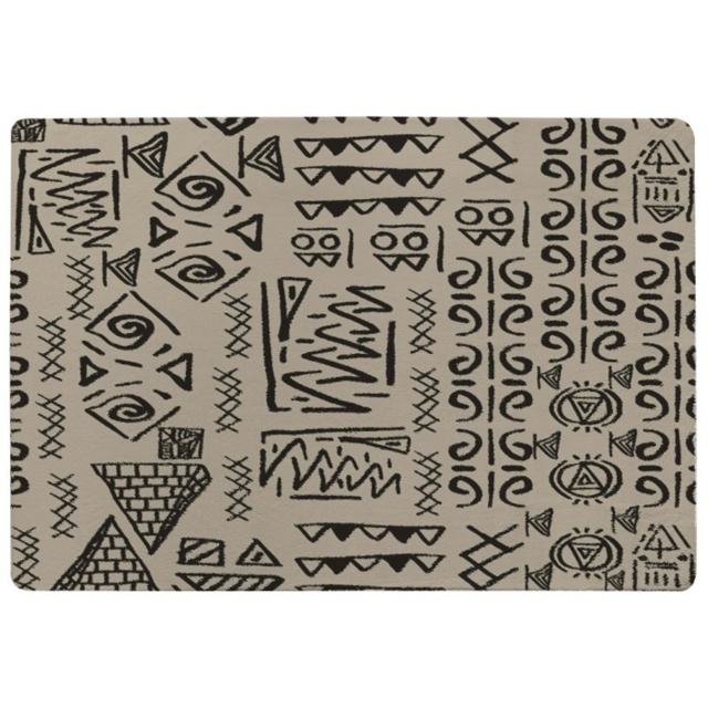 Striped Egyptian Theme With Ethnic And Tribal Motifs (Rug) Multi - Xl ...