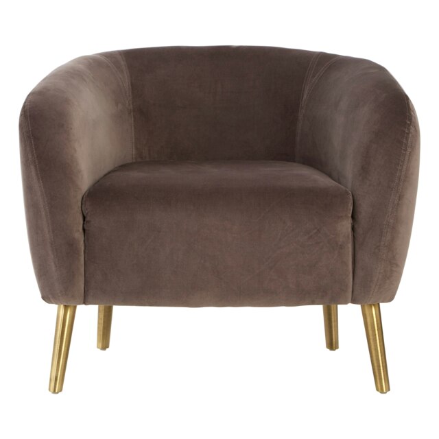 Interiors by Premier Grey Velvet Round Armchair, Built to Last Lounge ...