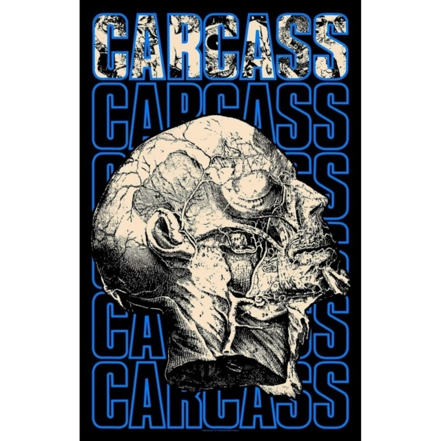 Carcass Textile Poster: Necro Head - Posters & Textiles by Tesco ...