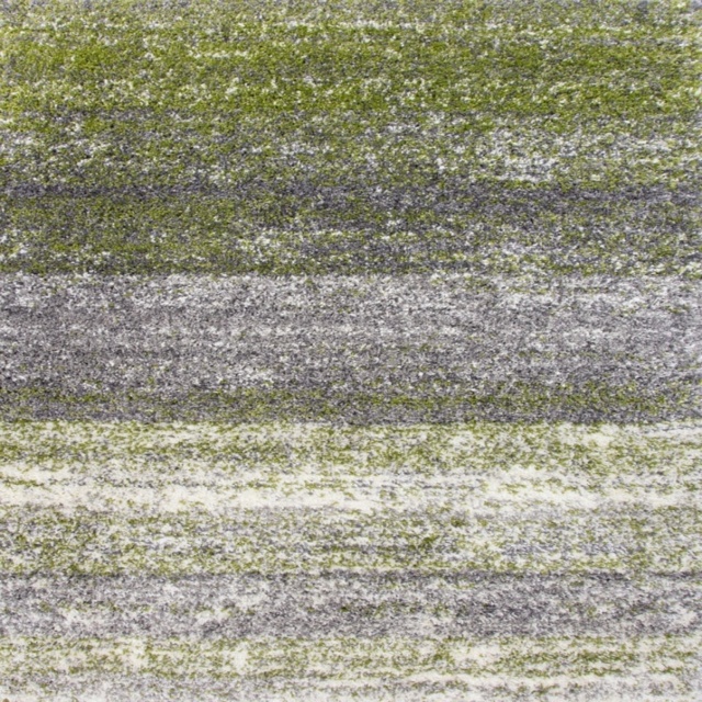 Kukoon Dark Green Striped Mottled Shaggy Area Rug 80Cm X 150Cm by Tesco ...