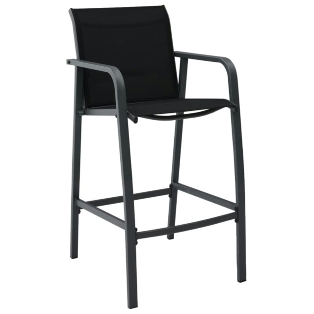 Garden Bar Chairs 4 Pcs Black Textilene by Tesco - Marketplace ...