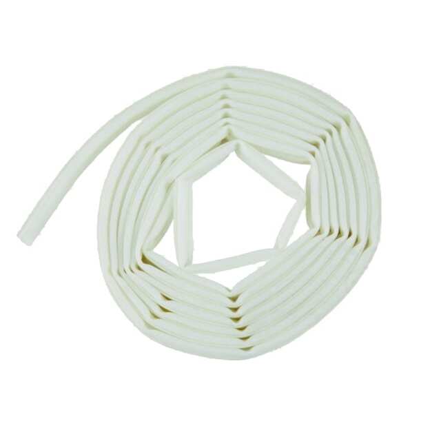 Woodside TPE Rubber Strip Draught Excluder Omega Section - White - One ...