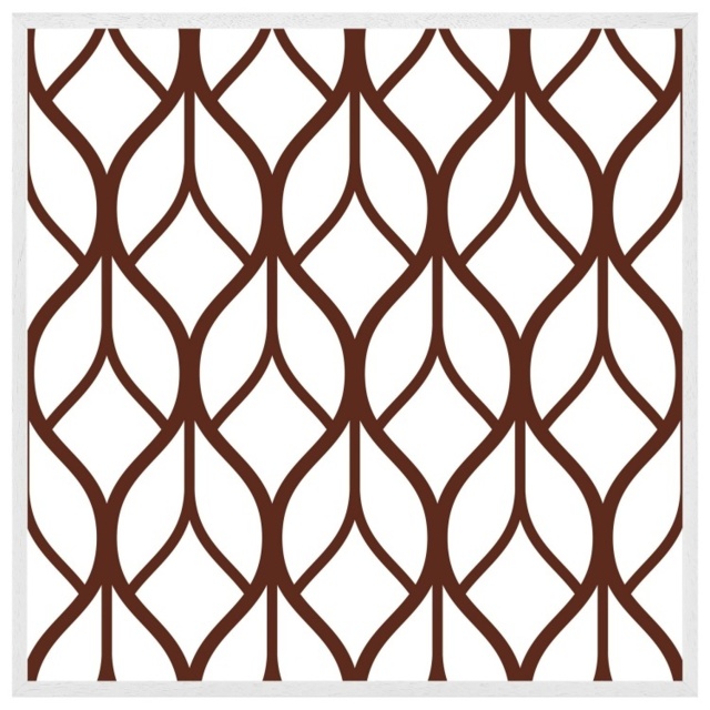 Tiled Geometrics (Picutre Frame) White - M by Tesco - Marketplace ...