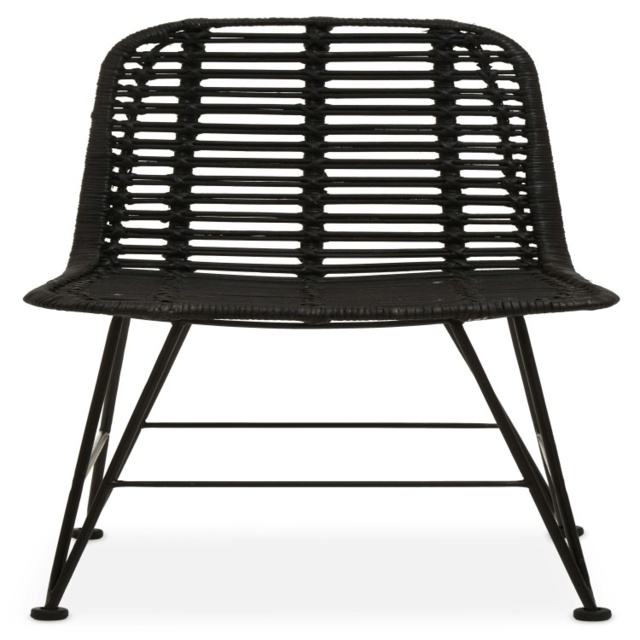 Interiors By Premier Versatile Black Natural Rattan Dining Chair ...