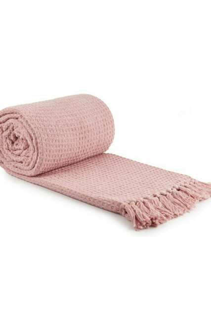 Honeycomb Throw 90 X 100 inch Blush by Tesco - Marketplace | uFurnish.com