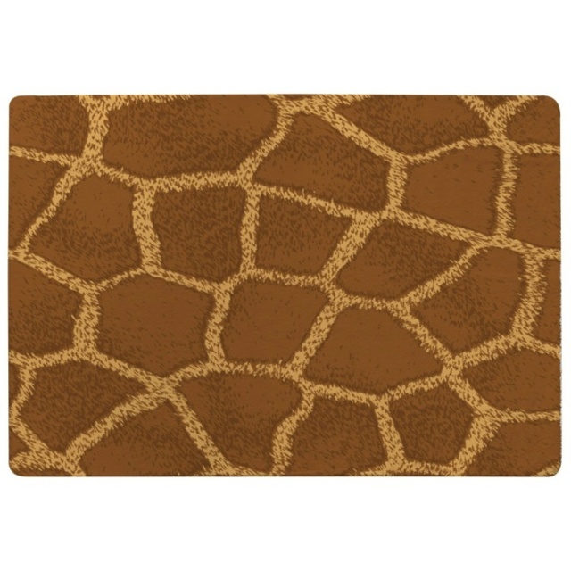 Giraffe Print (Rug) Brown - Small: 60X110Cm by Tesco - Marketplace ...