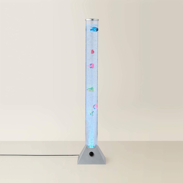 ValueLights Colour Changing Novelty Sensory Fish Bubble Lamp 90cm by ...