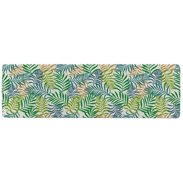 Green Tropical Palm Leaves Designer (Runner Rug) by Tesco - Marketplace ...
