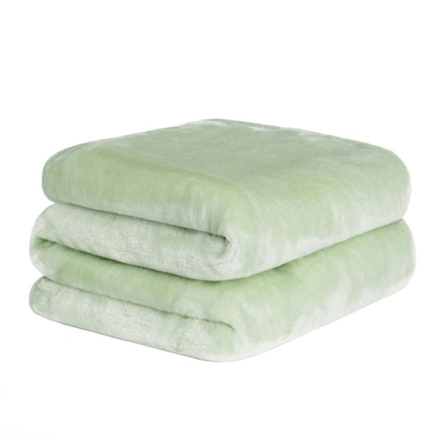 Dreamscene Luxury Mink Faux Fur Fleece Throw Blanket, 150X200Cm - Sage ...