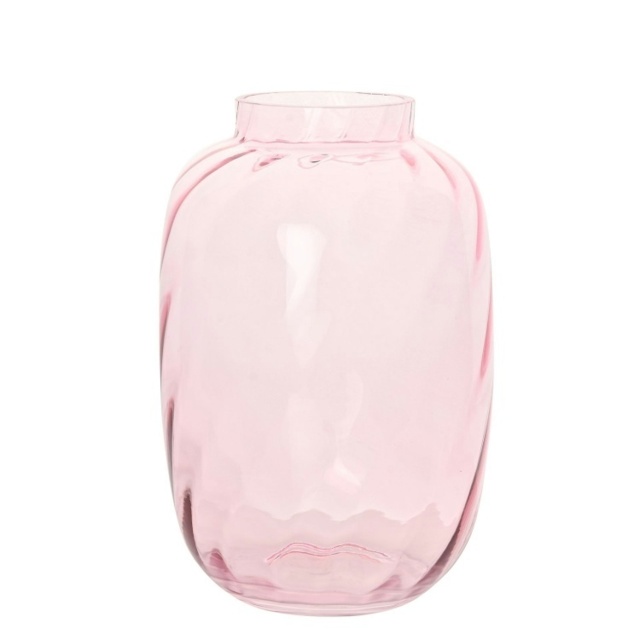 Hestia Handmade Coloured Glass Bottle Vase - Pink by Tesco ...