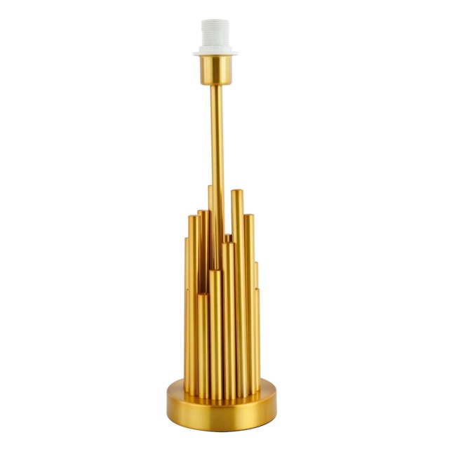Modern stalagmite designed table lamp base with multi level pipes in ...