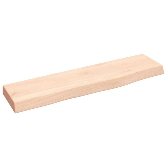 Wall Shelf 40X10X2 Cm Untreated Solid Wood Oak by Tesco - Marketplace ...