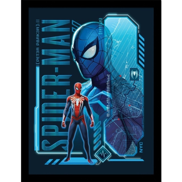 Spider-Man (Peter Parker) Framed 30X40Cm Print by Tesco - Marketplace ...