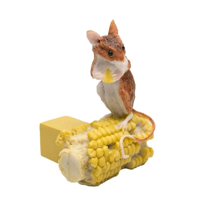 Potty Feet Coloured Mouse On Corn Garden Décor Set of 3 Multi by Tesco ...