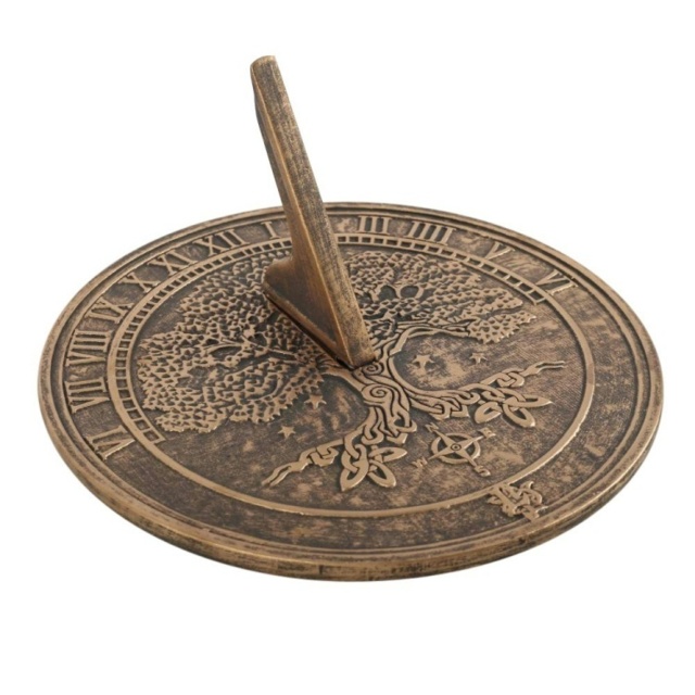 Lisa Parker Tree Of Life Terracotta Sundial - Bronze - One Size by ...