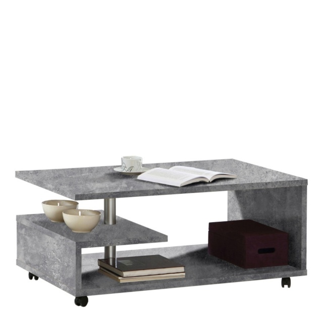 Bailey Coffee Table In Concrete Grey by Tesco - Marketplace | ufurnish.com