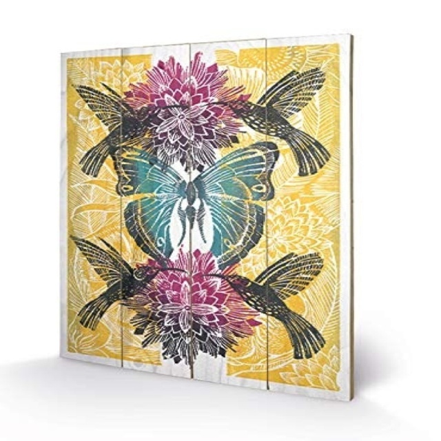 Amanda Colville (Hummingbirds) - Wood Panel by Tesco - Marketplace ...