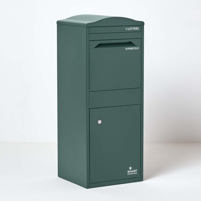 SMART PARCEL BOX® Large Curved Top Front Access Green 1 by Tesco ...