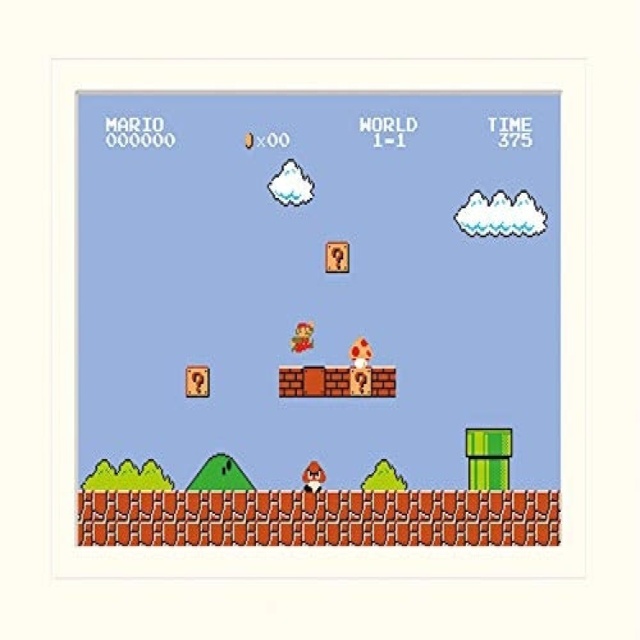 Lx - Super Mario Bros. (1-1) - Poster / Prints by Tesco - Marketplace ...