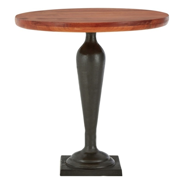 New Foundry Round Side Table Brown by Tesco - Marketplace | ufurnish.com