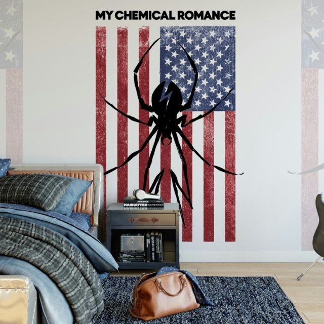Rock Roll My Chemical Romance Mural - Flag by Tesco - Marketplace ...