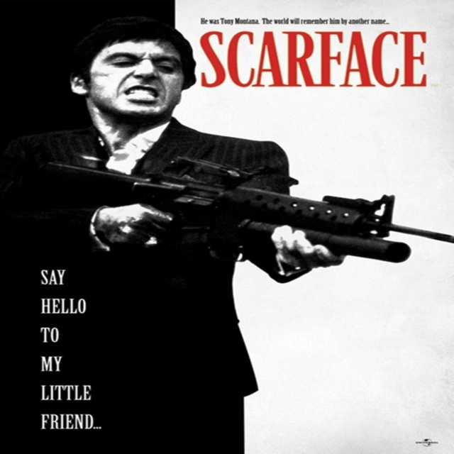 Scarface (Say Hello To My Little Friend) Maxi Post - Poster / Prints by ...