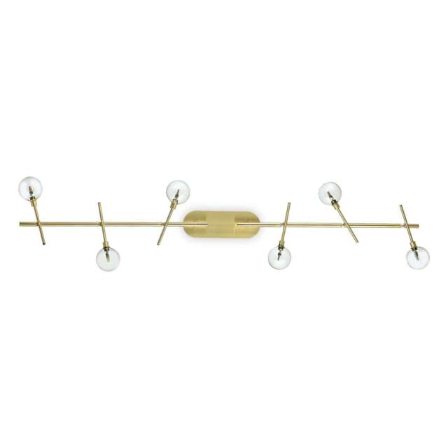 Maracas 6 Light Ceiling Light Antique Brass by Tesco - Marketplace ...