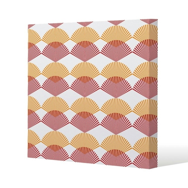 Geometric Sea Shells (Canvas Print) by Tesco - Marketplace | ufurnish.com