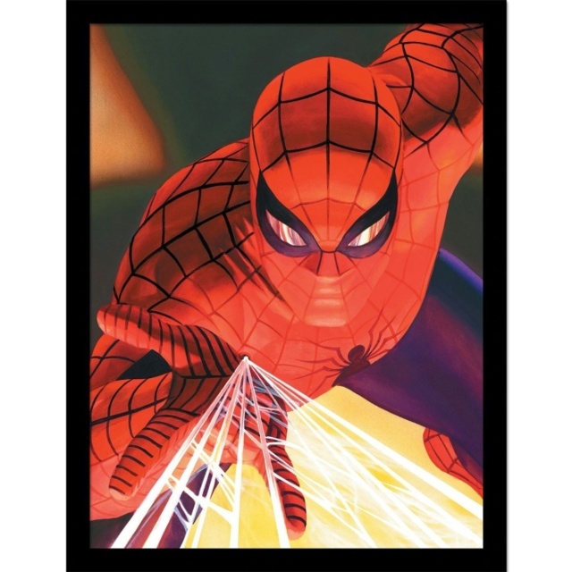 Spider-Man (Web Shooting) Framed 30X40Cm Print by Tesco - Marketplace ...