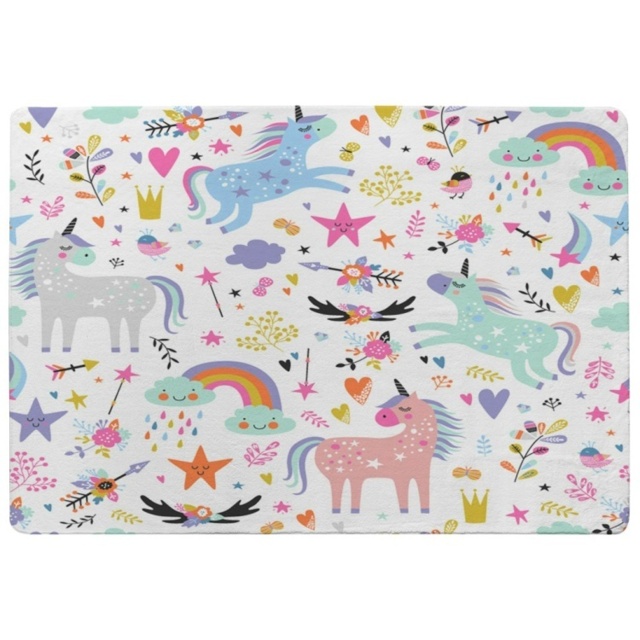 Unicorns (Rug) Multi - M by Tesco - Marketplace | ufurnish.com